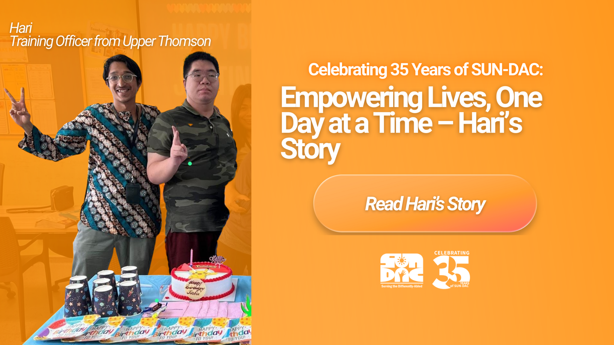 Empowering Lives, One Day at a Time – Hari’s Story - SUN-DAC